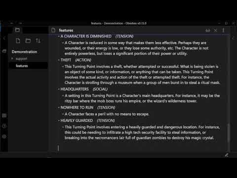 Obsidian: Inline Scripts: Using the "adventurecrafter" shortcut-file to play with ...