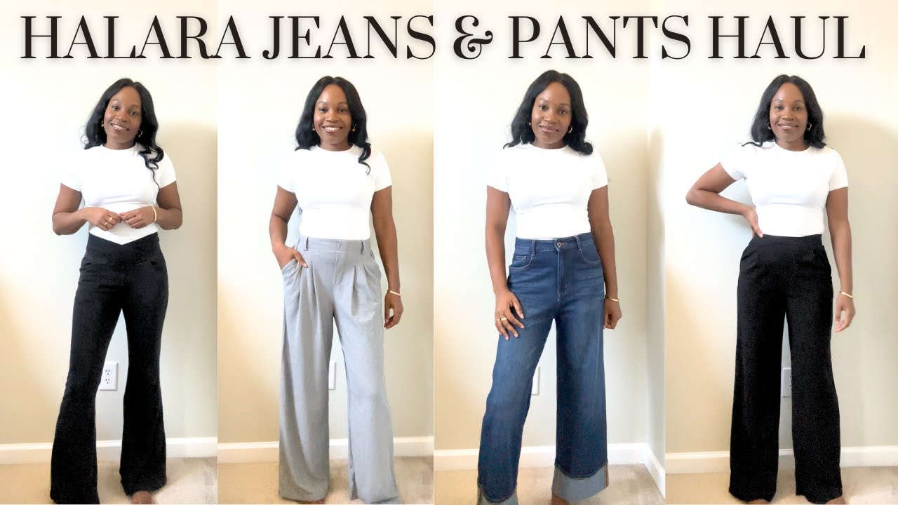 Halara Flex Denim & Pants Haul and Honest Review - YouTube