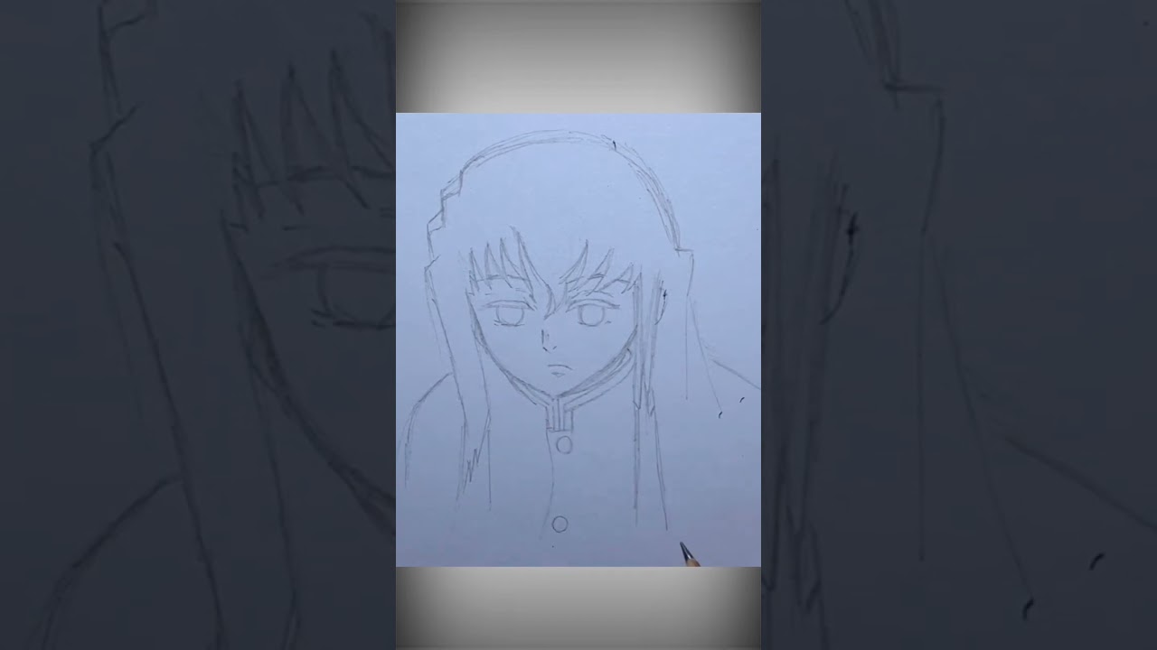 How to draw Muichiro pictures #drawing #painting #drawingpicture # ...