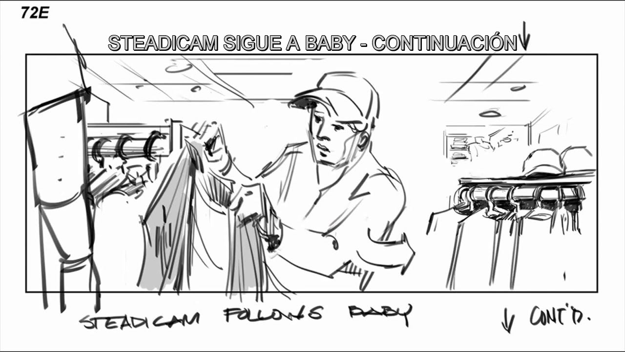 EXCLUSIVA: Storyboard animado de 'Baby Driver' - YouTube