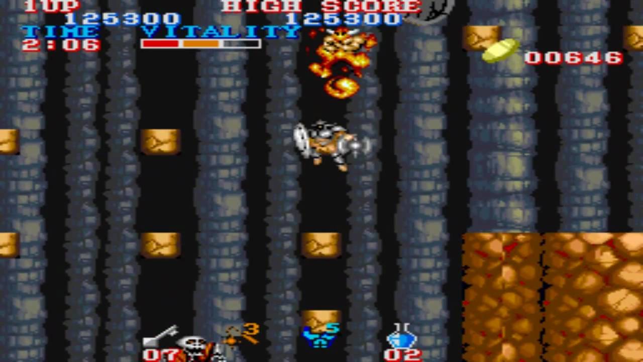 Black Tiger Round 3 1987 Capcom Mame Retro Arcade Games - YouTube