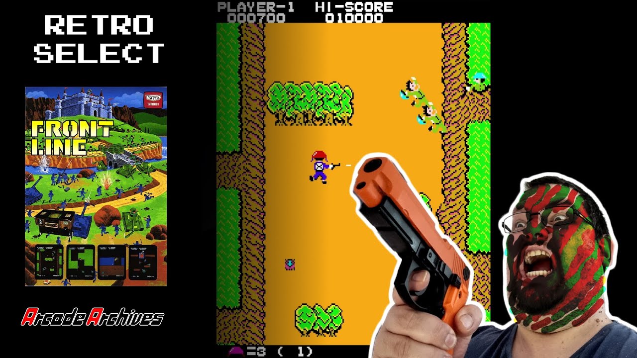 Front Line for Arcade Archives and the world's best walk cycle | Retro ...