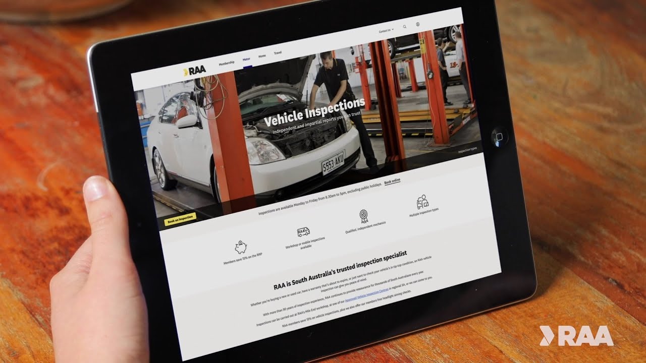 RAA Vehicle Inspections - YouTube