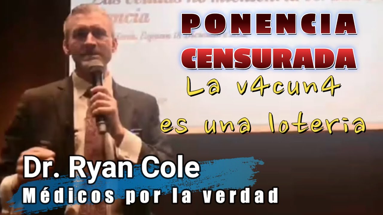 "LA V4CUN4 ES UNA LOTERIA" Dr. Ryan Cole - YouTube