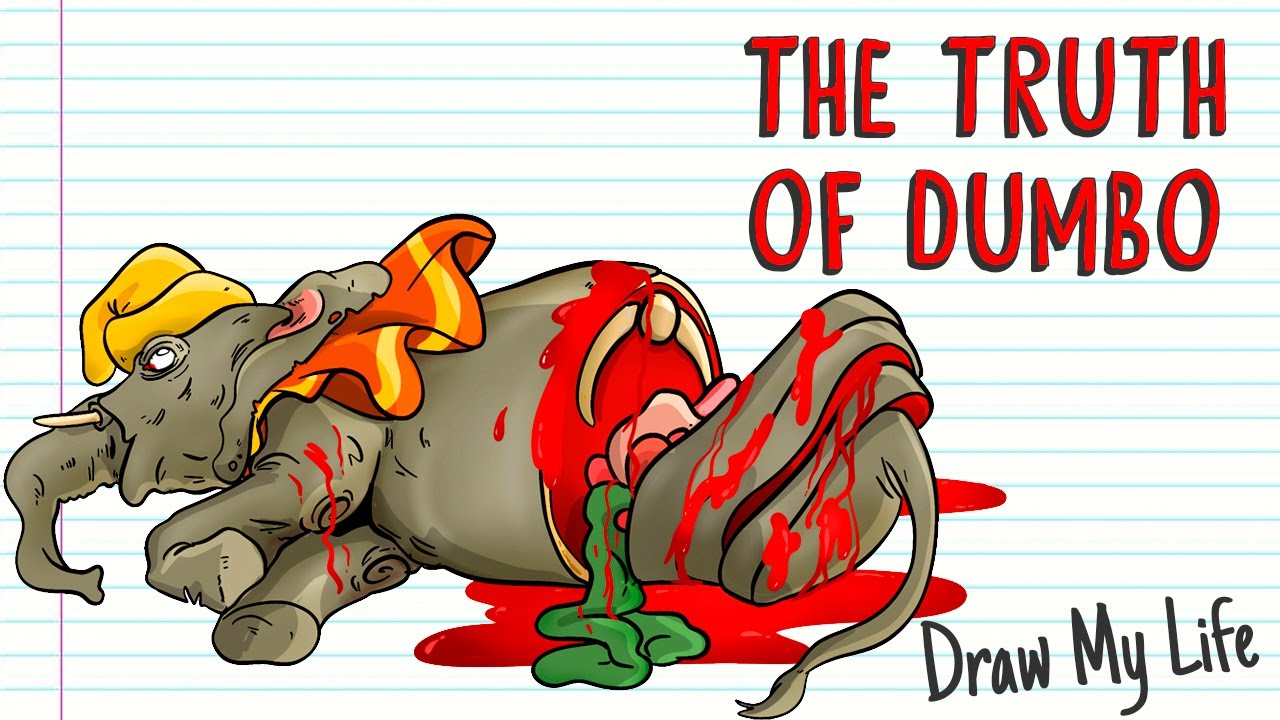 DUMBO REAL STORY 💔 His tragic life | Draw My Life - YouTube