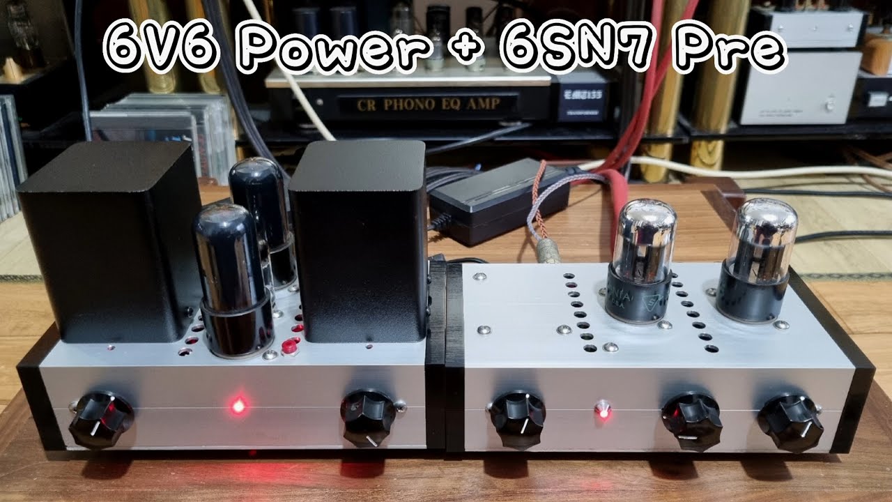 6V6 Power Amp + 6SN7 Pre Amp : Let It Be(Emily Linge) - YouTube