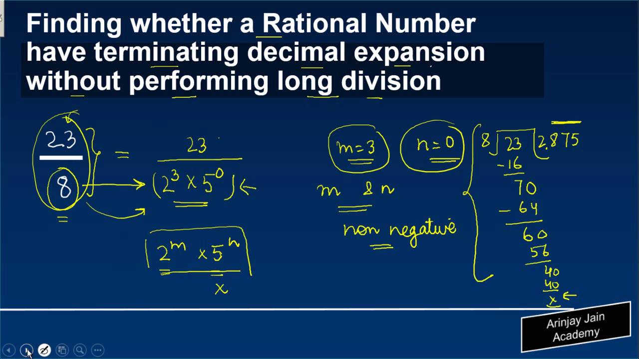 6 Finding Whether A Rational Number Have Terminating Decimal Expansion 6 Finding Whether A Rational Number Have Terminating Decimal Expansion