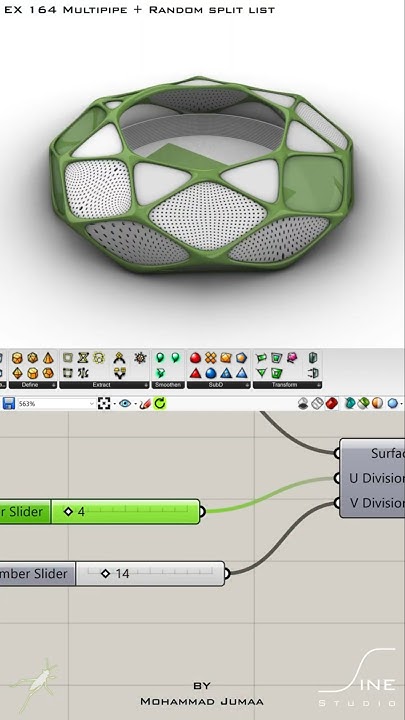 Grasshopper - EX 164 - Multipipe + Random split list - YouTube