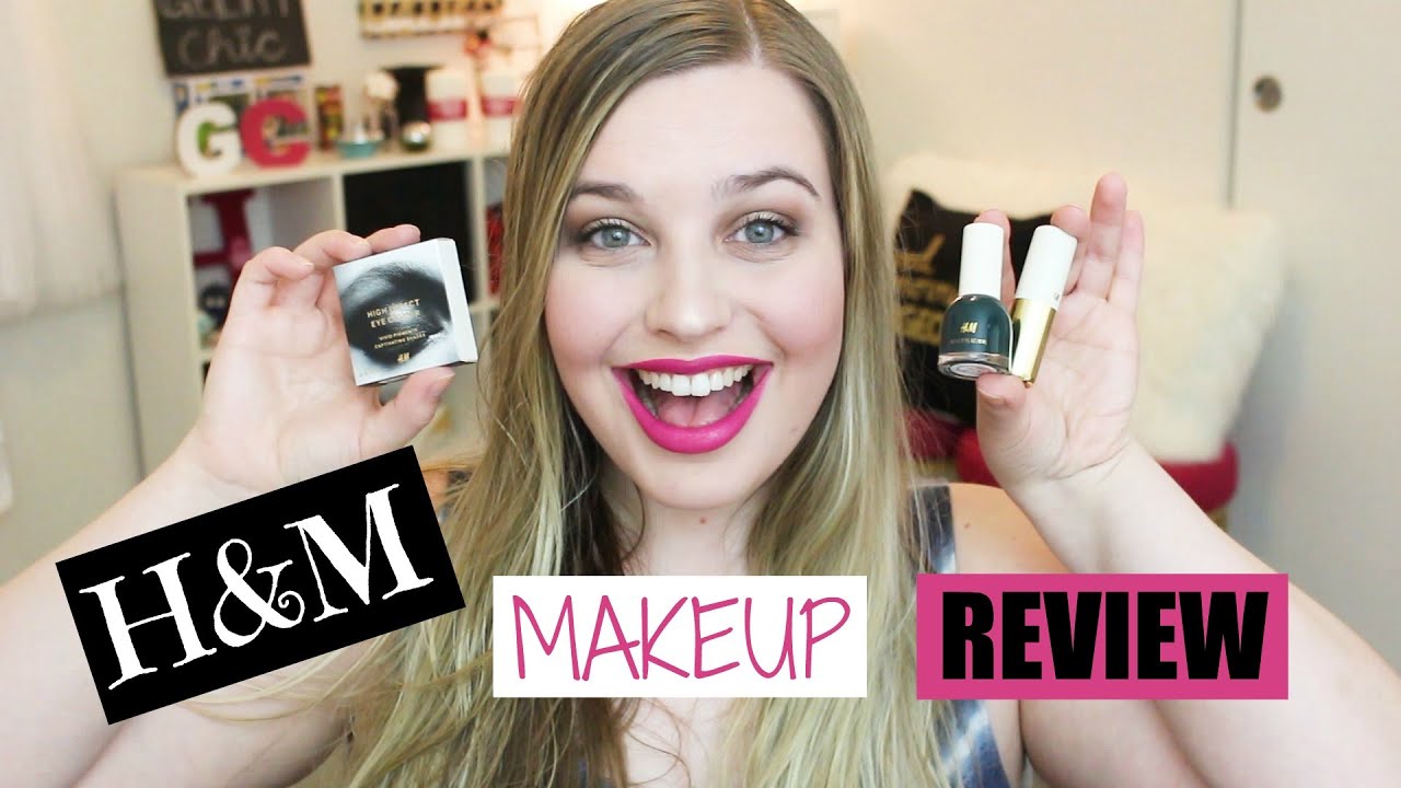 H&M Makeup Review - YouTube