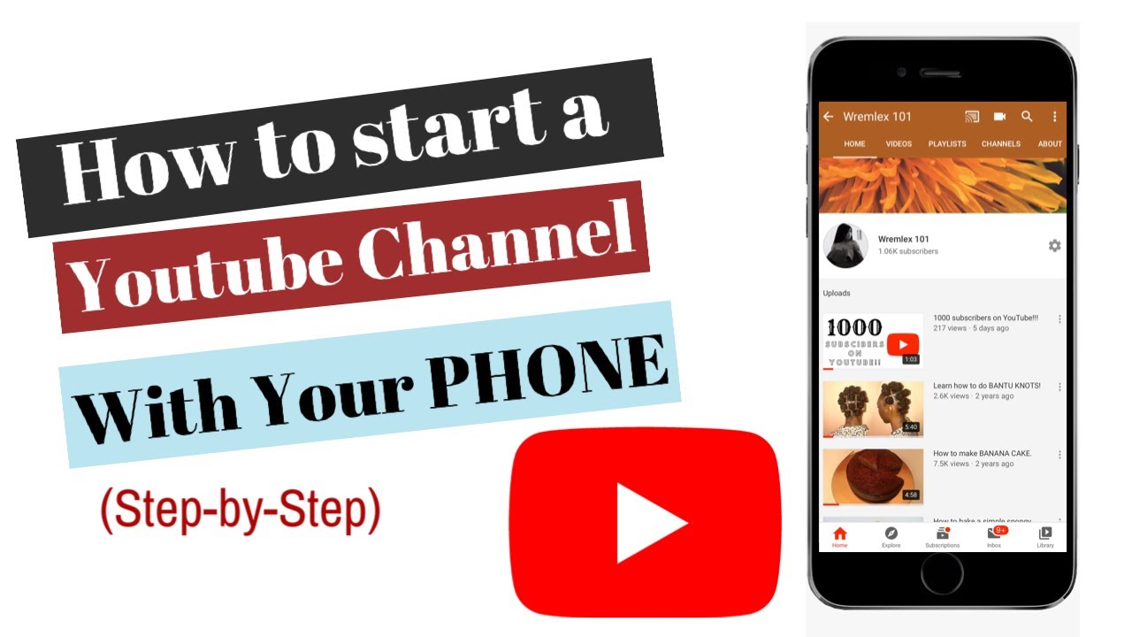 How to start your own YouTube Channel. (Step by step) - YouTube