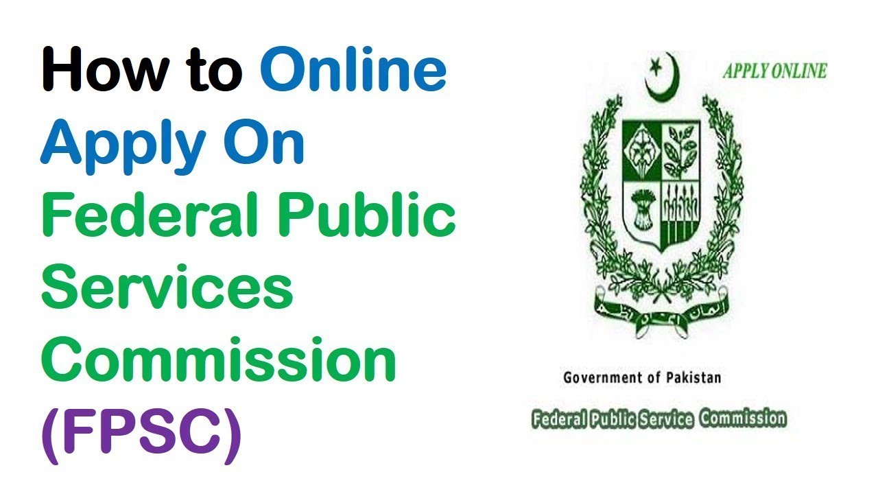 Online Apply for Federal Public Service Commission Jobs | FPSC Online ...