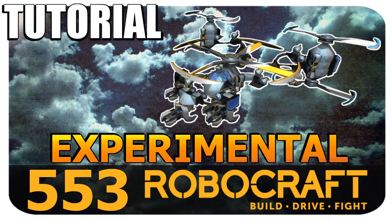 Robocraft Tutorial Tier 10 Fast Plasma Helicopter with aerorods and TX ...