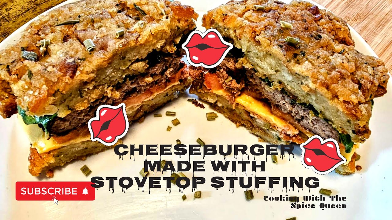 This Stuffing-Crusted Cheeseburger Changed Everything #cheeseburger ...