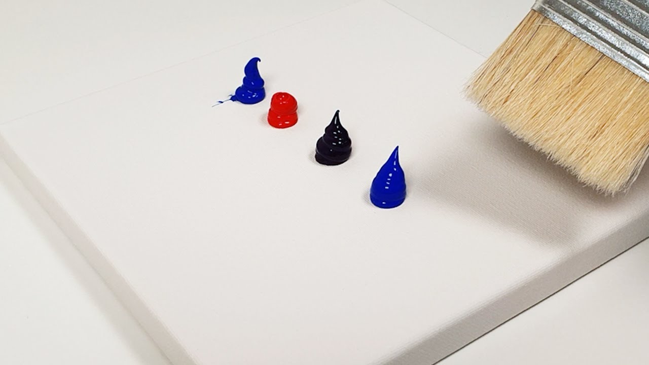 Colorful & Simple / Abstract Painting Demo / Easy for Beginners/Daily ...