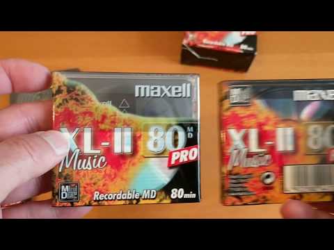 Minidisc Maxell XL II MD Pro 80 Unboxing & Detailed Look