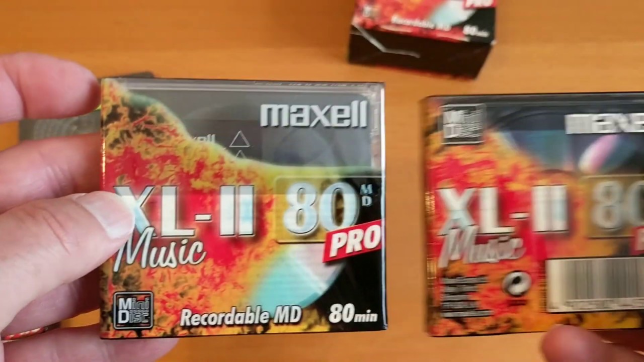 Minidisc Maxell XL II MD Pro 80 Unboxing & Detailed Look - YouTube