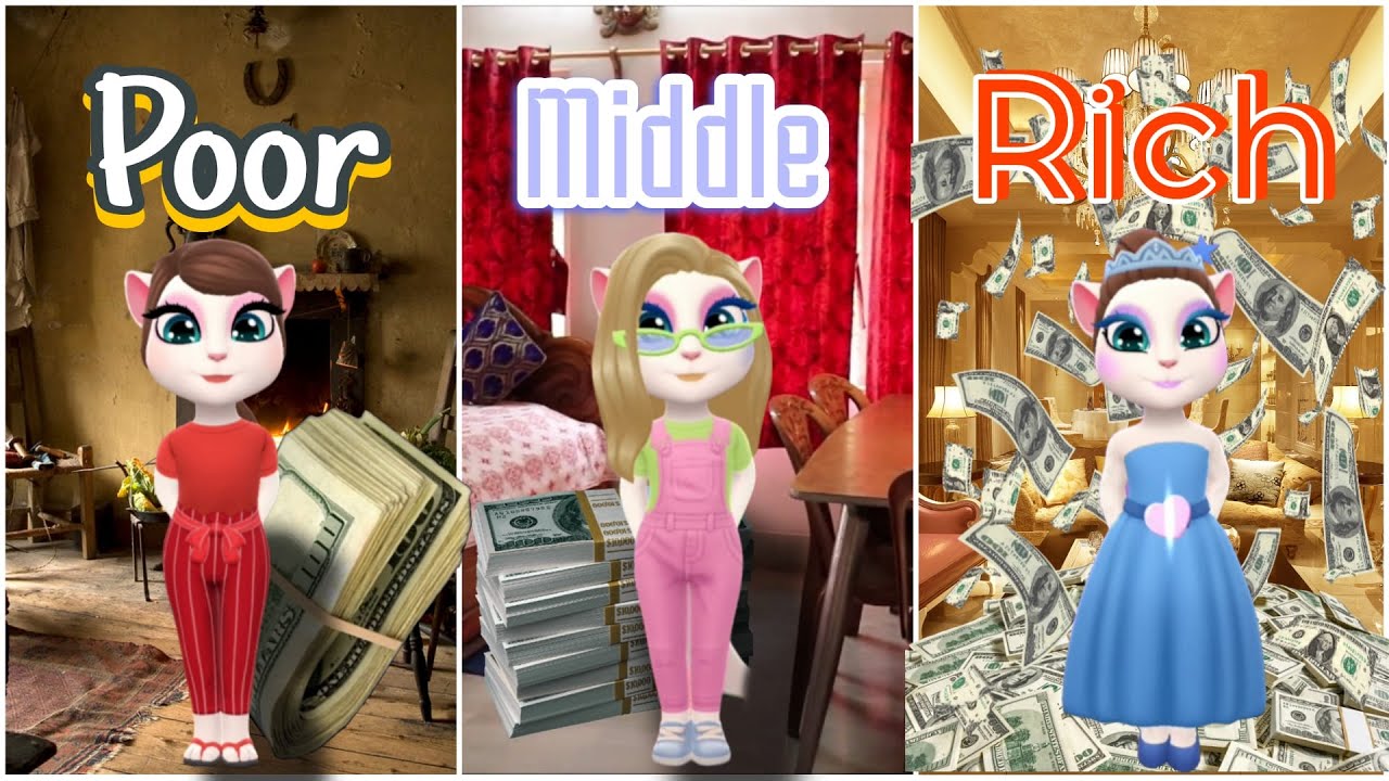 💜🩷🩵 Comparison Poor, Middle and Rich Versions 💙🧡🤎 New Episode 💖💜🩷 My ...