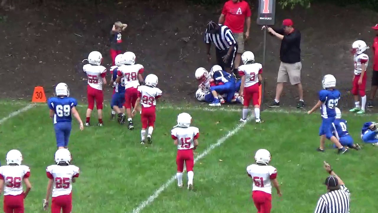2018 9 22 GUARDIAN ANGELS PONY FOOTBALL - YouTube