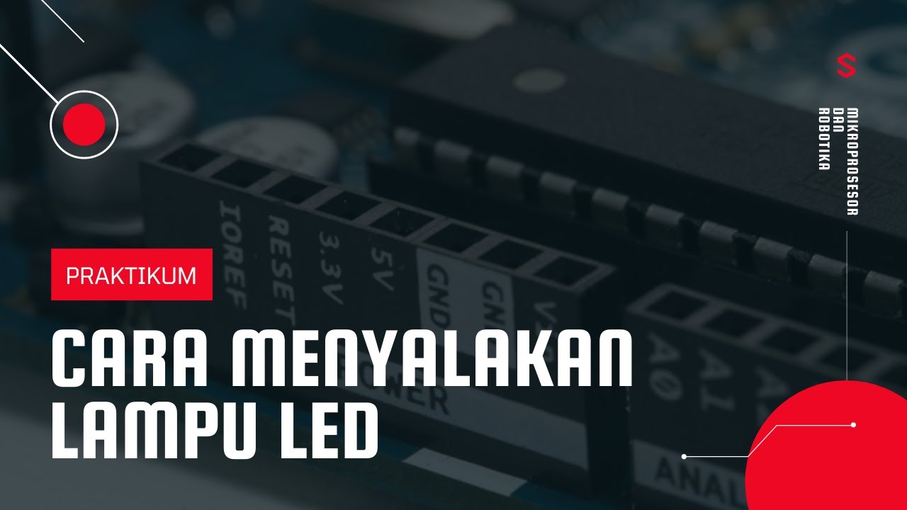 CARA MENYALAKAN LAMPU LED (Simulasi Lampu Lalu Lintas) - YouTube