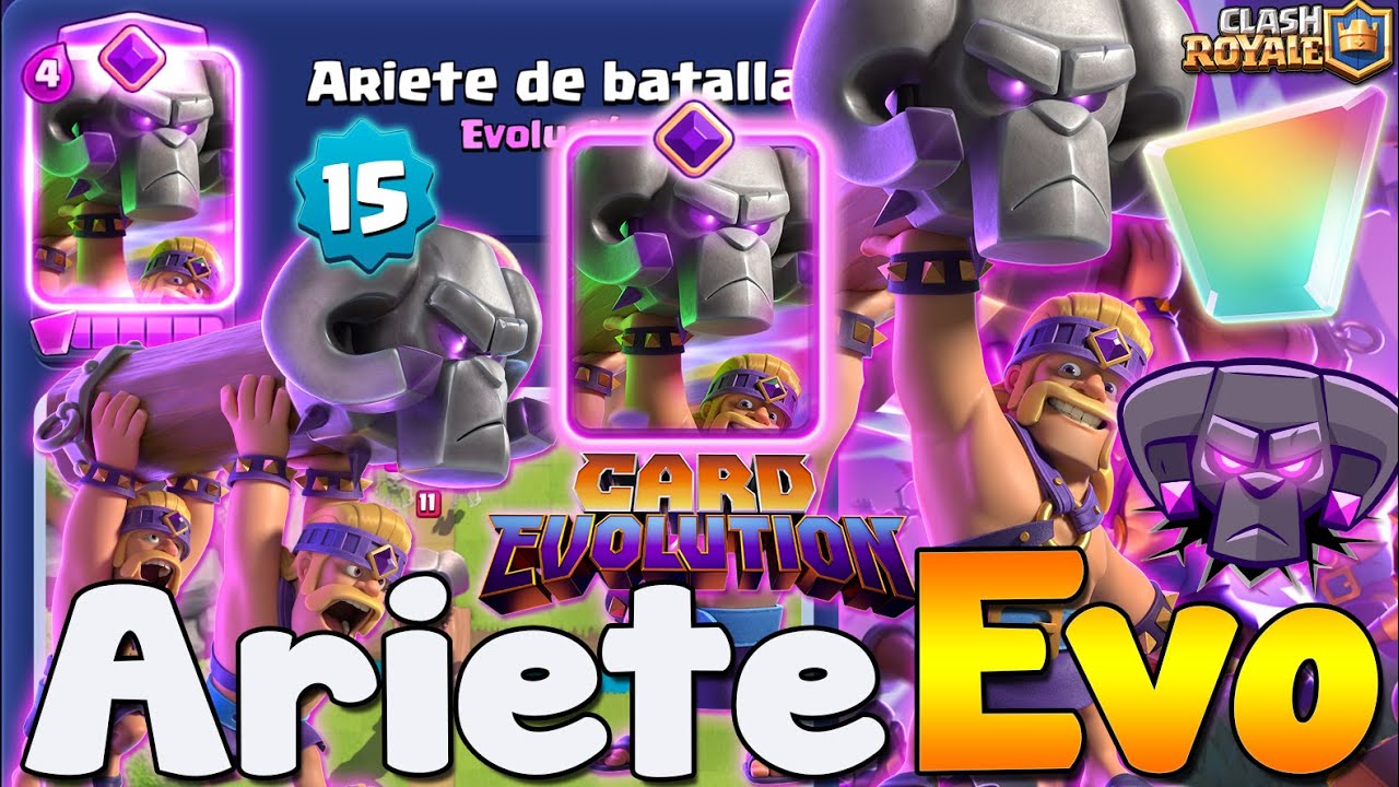 ARIETE EVOLUCIONADO en CLASH ROYALE 😜 TOP 5 EVOS!! 😍 MEJORES MAZOS ...