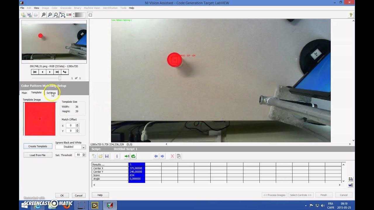 Labview vision - YouTube