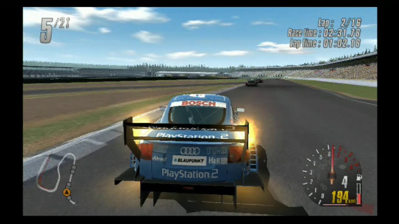 TOCA Race Driver 2-DTM SEASON/ABT AUDI TTR/RACE 10 HOCKENHEIMRING ...