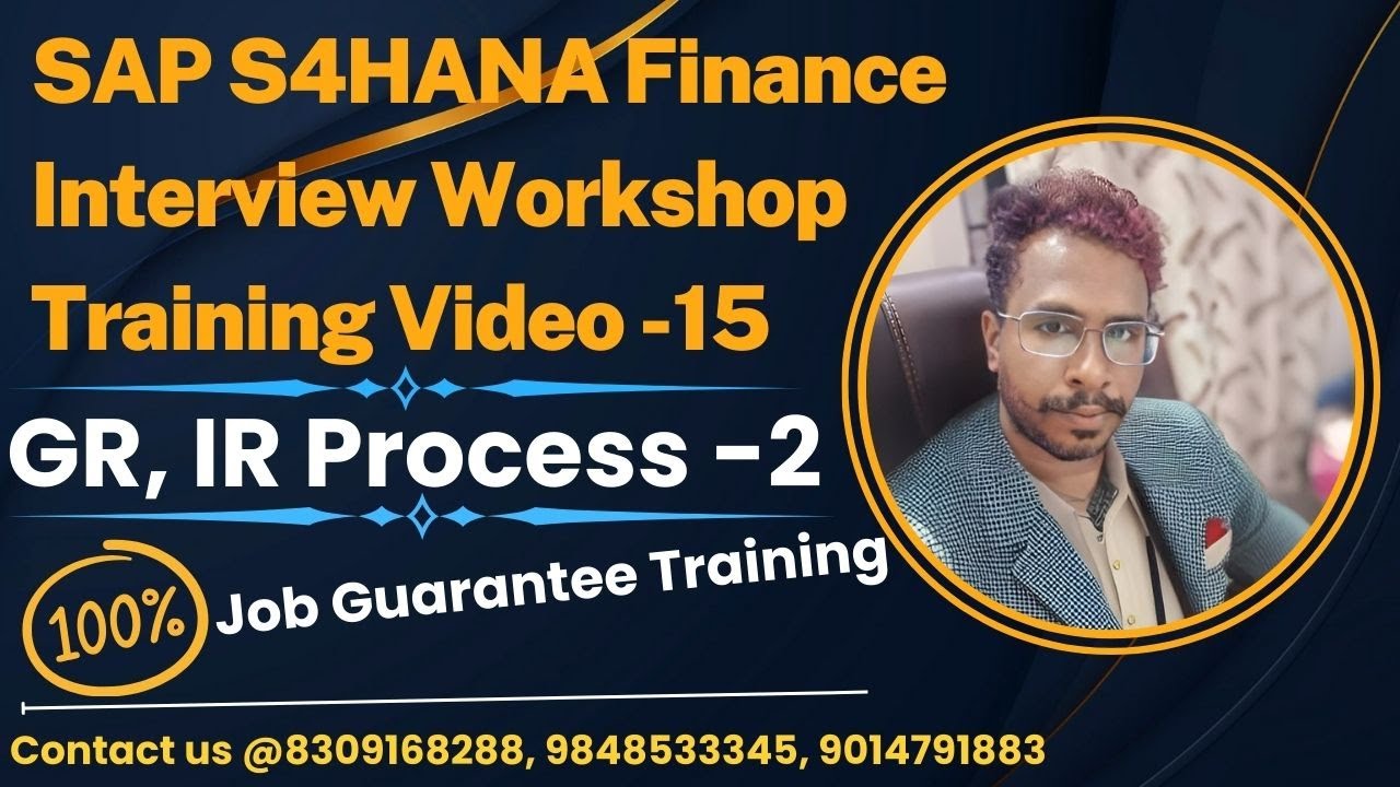 SAP S4HANA Finance Interview Workshop Training -15 - SAP FICO Interview Workshop Training - YouTube