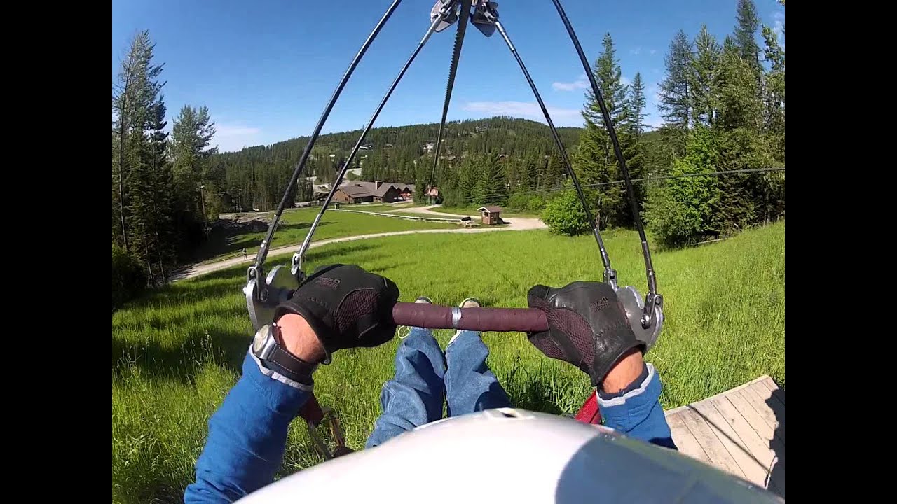 Whitefish Montana Zip line fun - YouTube
