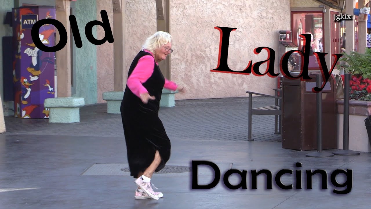 Go Go Grandma Dancing at Universal Studios - YouTube