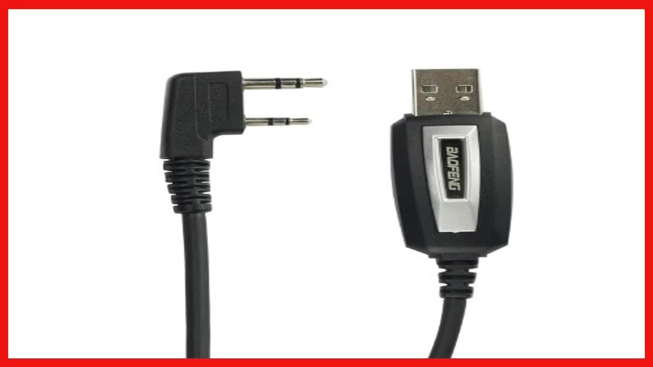 Baofeng Programming Cable for BAOFENG UV-5R/5RA/5R Plus/5RE, UV3R Plus ...
