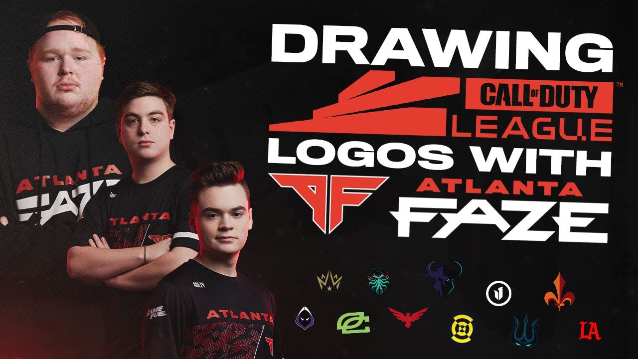 HOW WELL CAN ATLANTA FAZE DRAW CALL OF DUTY LEAGUE TEAM LOGOS FROM ...
