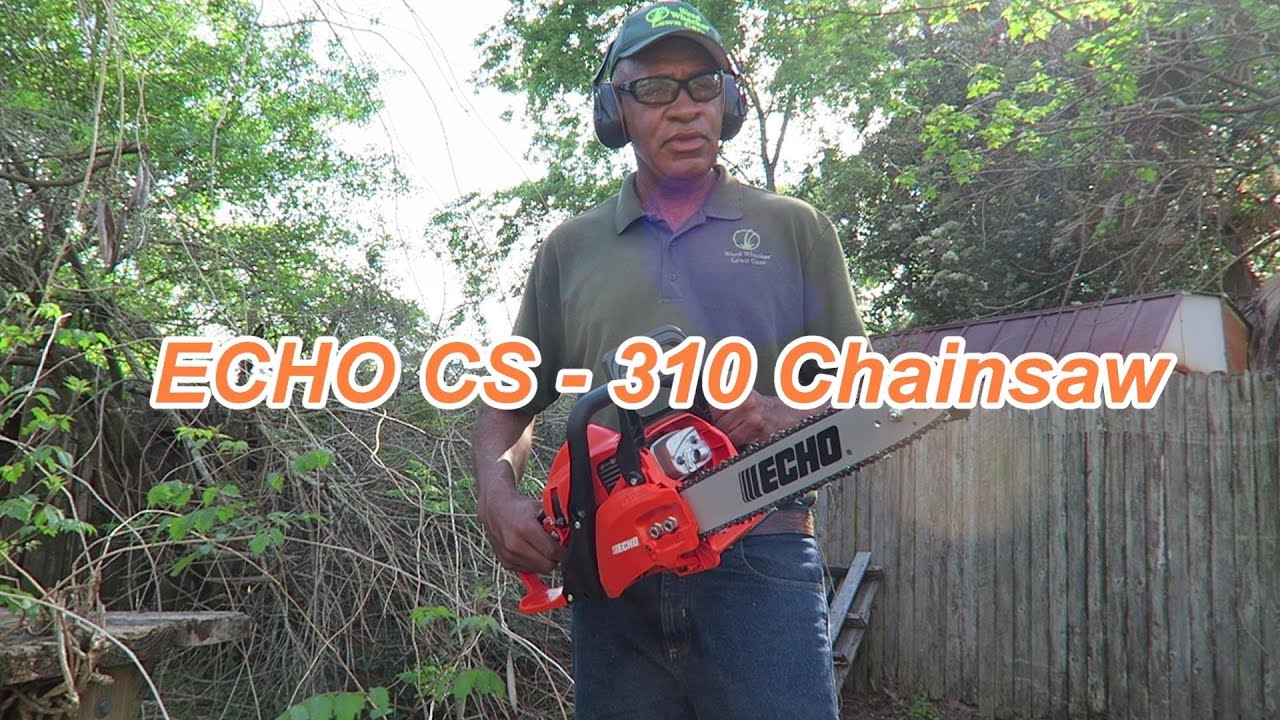 Action with ECHO CS- 310 Chainsaw - YouTube