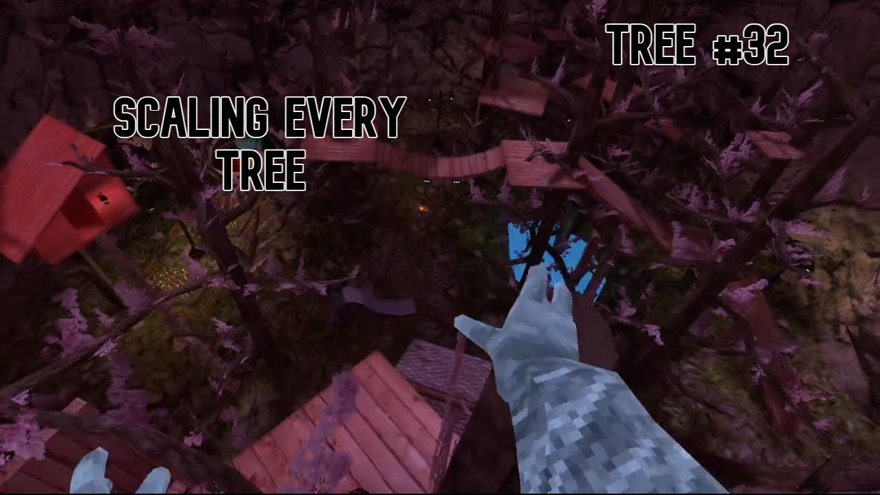 SCALING EVERY TREE IN GORILLA TAG #gorillatag #vr - YouTube