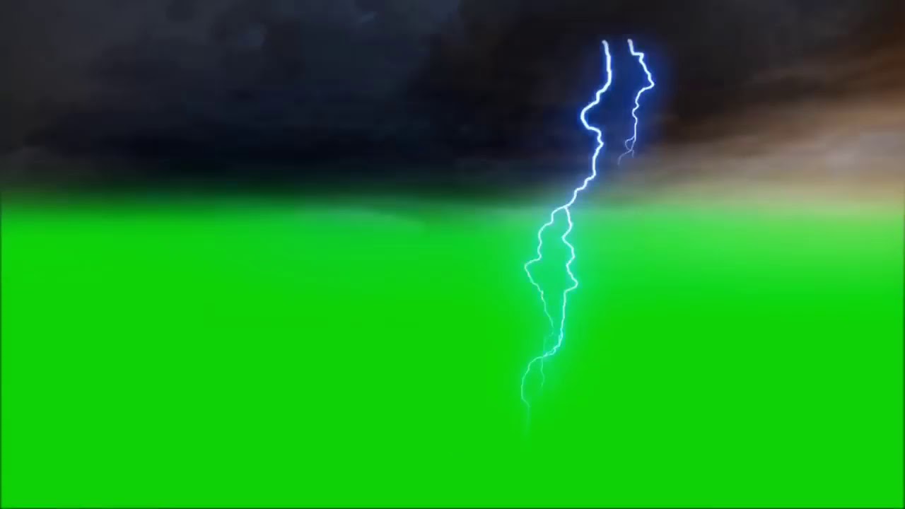 Green Screen Free - Awan dan Petir - YouTube