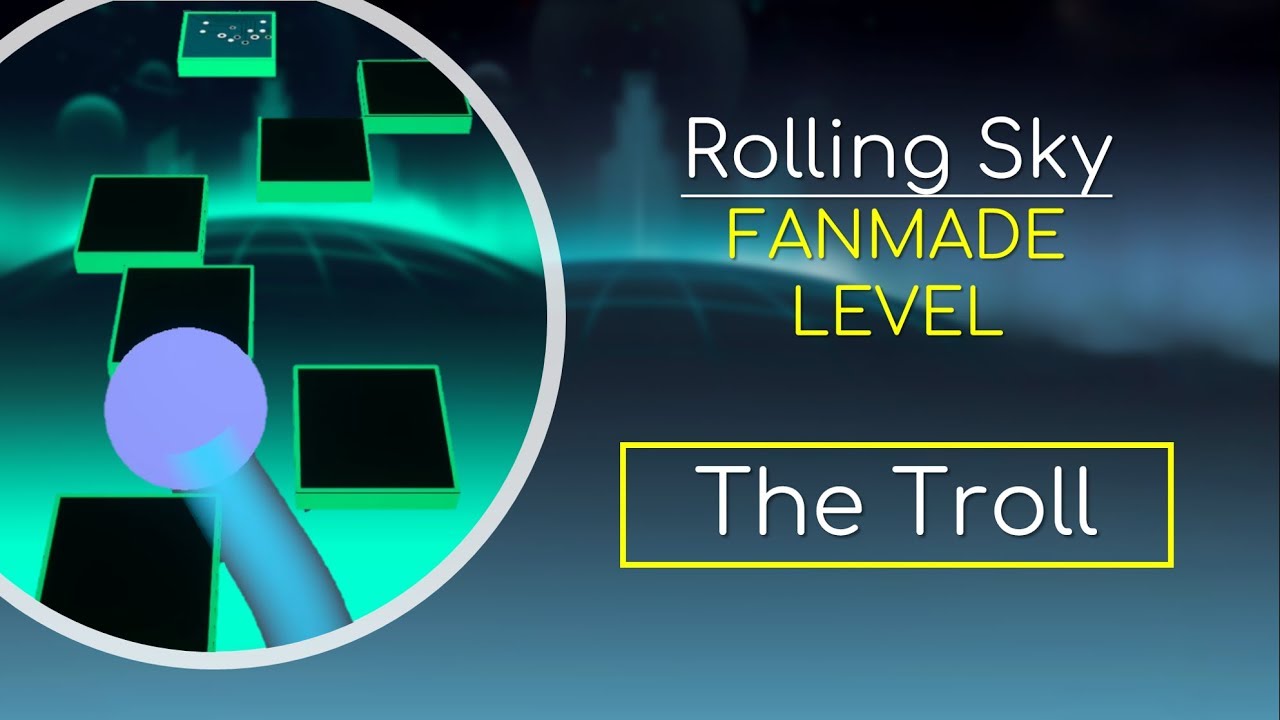 Rolling Sky Fanmade Level - The Troll - YouTube