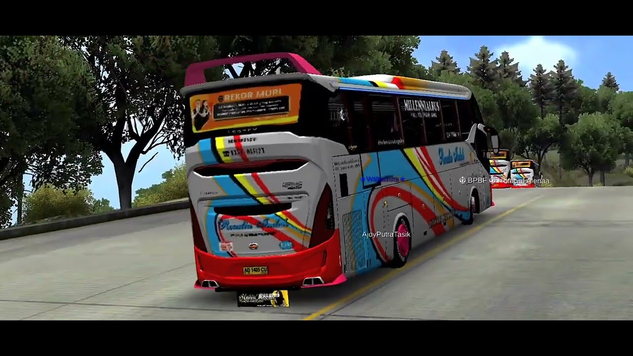 🔰 PARIWISATA🔰Mabar busid simulator Indonesia bersama p.o Rosalia indah ...