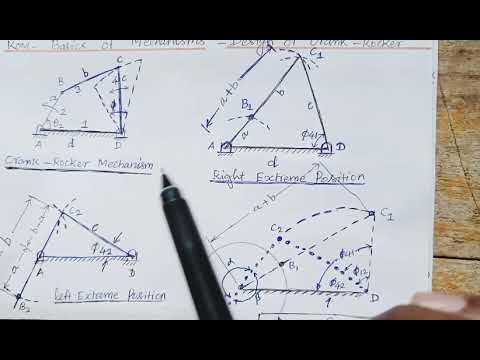 Design of Crank Rocker Mechanism - YouTube