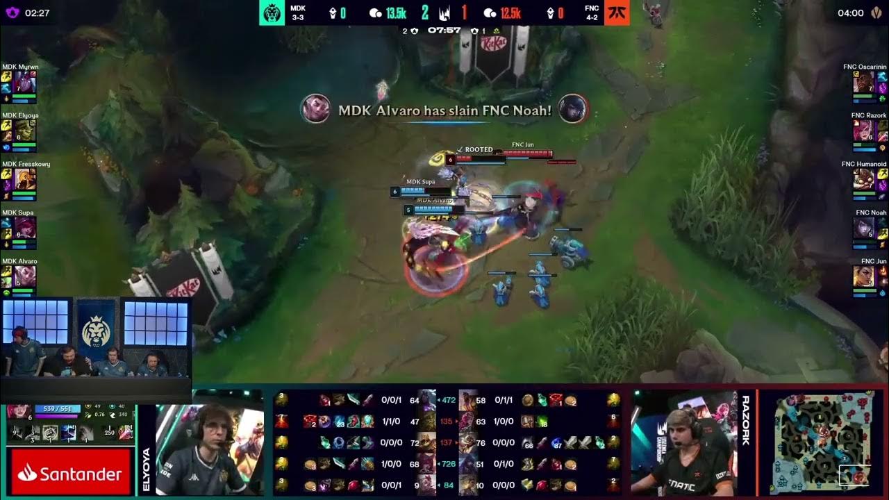 Ibai reacciona a Supa!!! MDK VS FNC | #LEC - YouTube