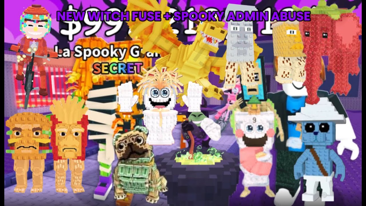 NEW SPOOKY UPDATE + WITCH'S FUSE! | Roblox Steal A Brainrot LIVE ...