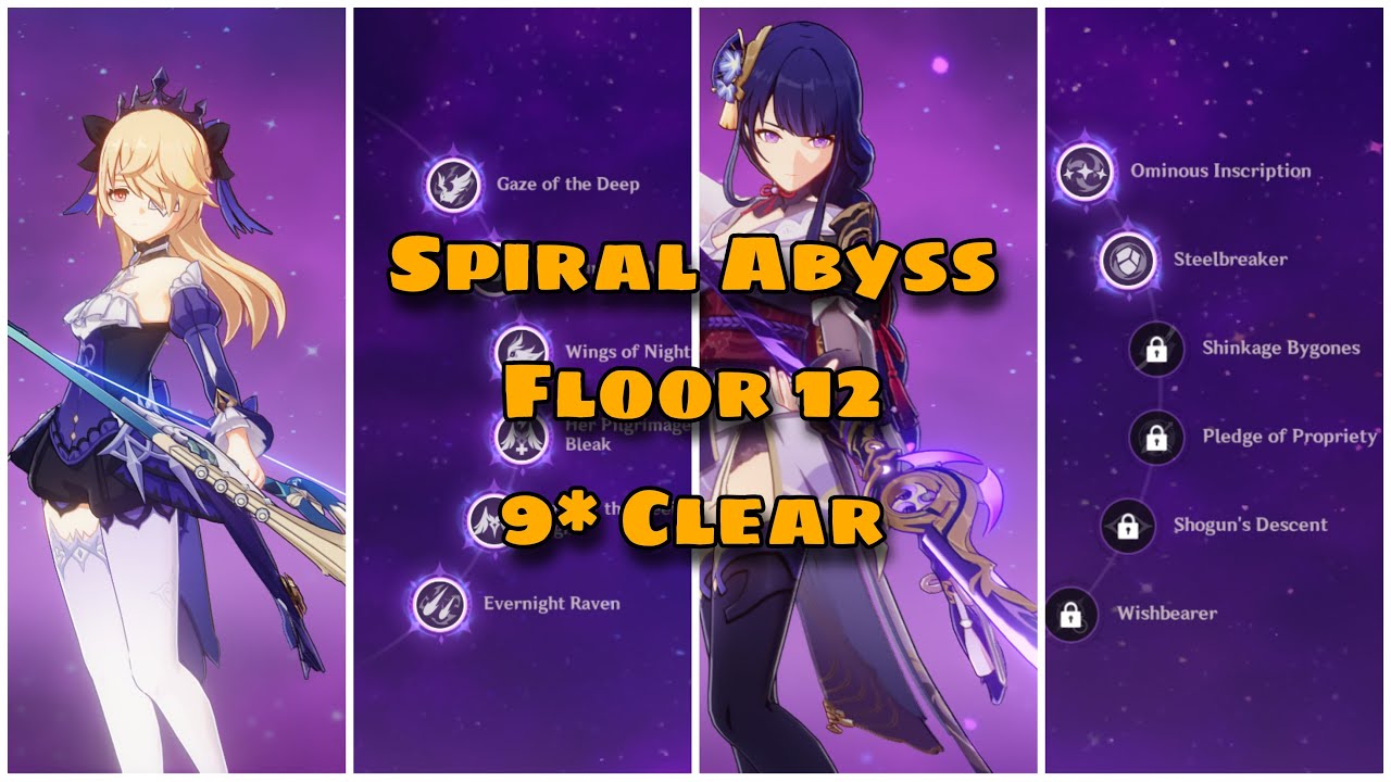 3.1 Spiral Abyss | Floor 12 (9* Clear) - YouTube