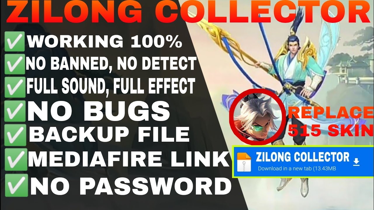 Zilong 515 Skin To Zilong Collector | No Password, Full Backup File ...