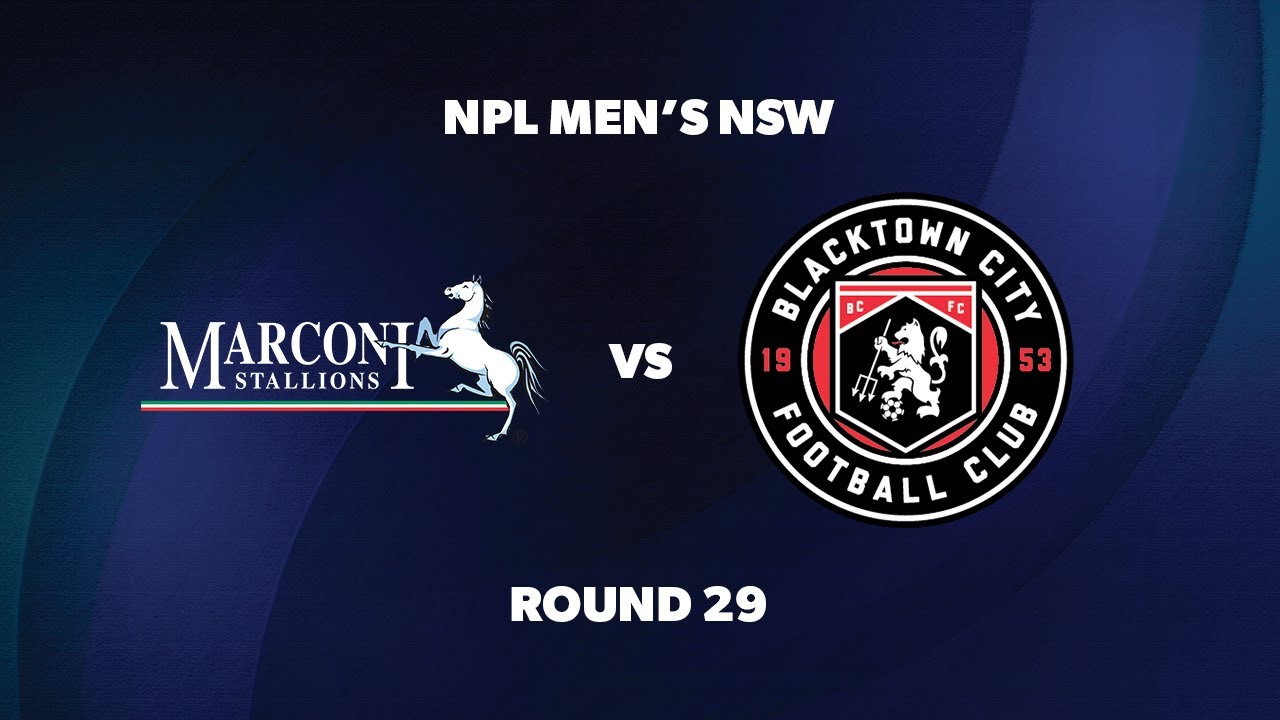 NPL Men’s NSW Round 29: Marconi Stallions FC v Blacktown City FC - YouTube
