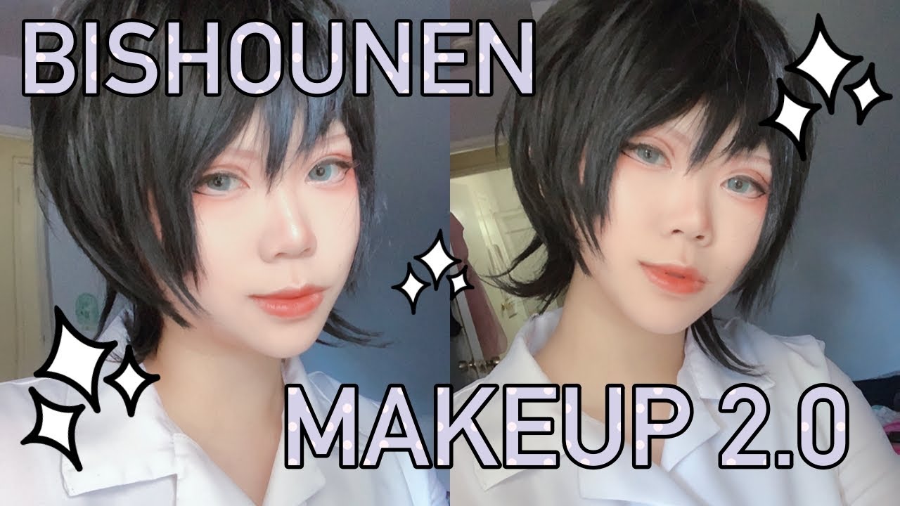 My Go-To Makeup for Cosplay (Updated Bishounen Makeup) - YouTube
