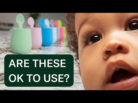 How to teach a baby to use a spoon or cup - YouTube
