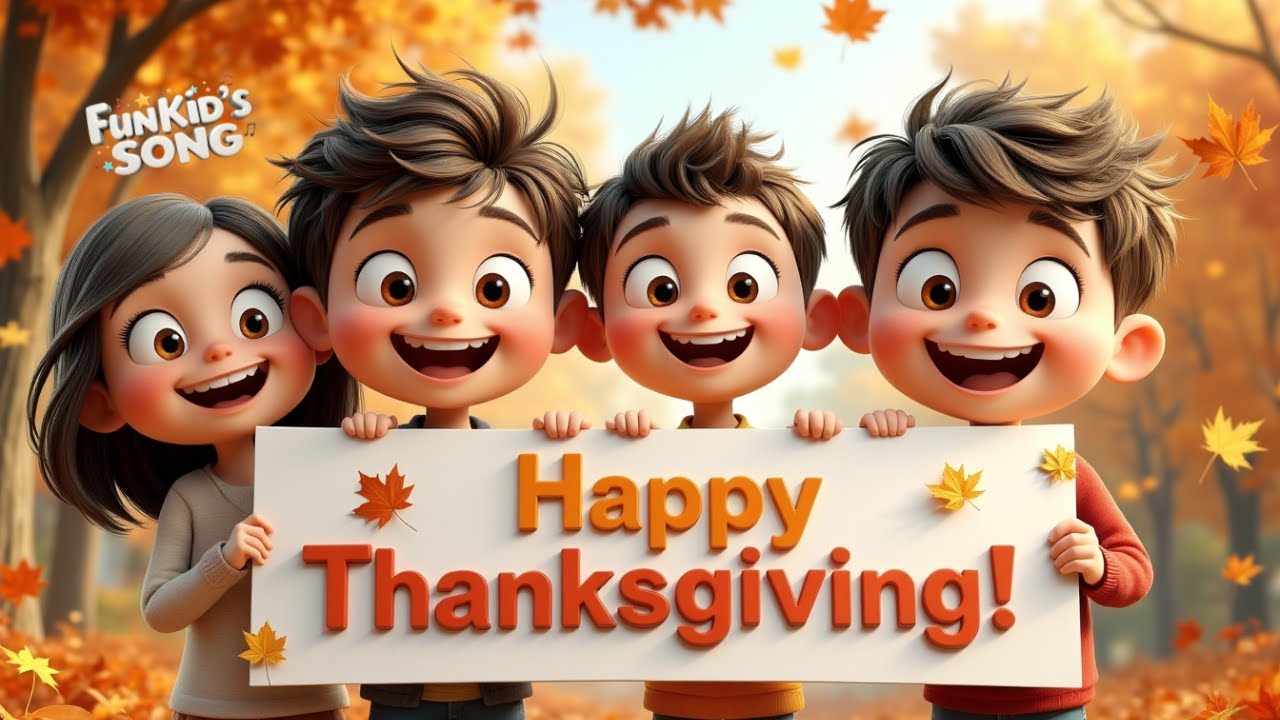 Thanksgiving Song for Kids | Toddler & Preschool Gratitude Song | Fun ...