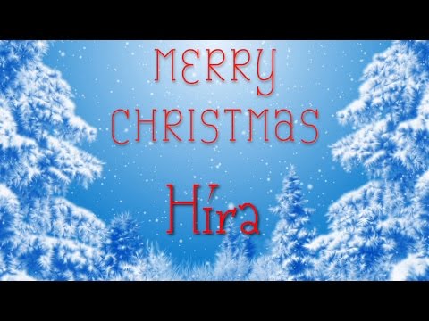 Merry Christmas Hira! A special message just for you.