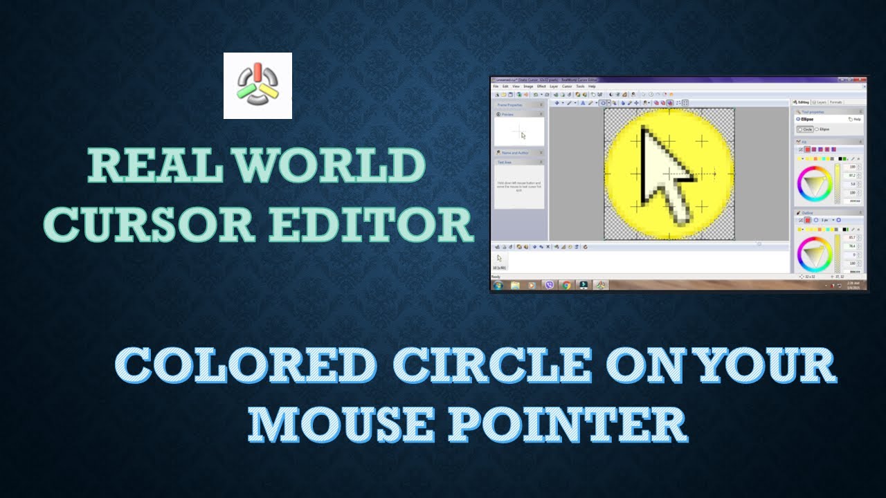 CUSTOMIZED YOUR MOUSE POINTER (COLORED CIRCLE )/ REAL WORLD CURSOR ...