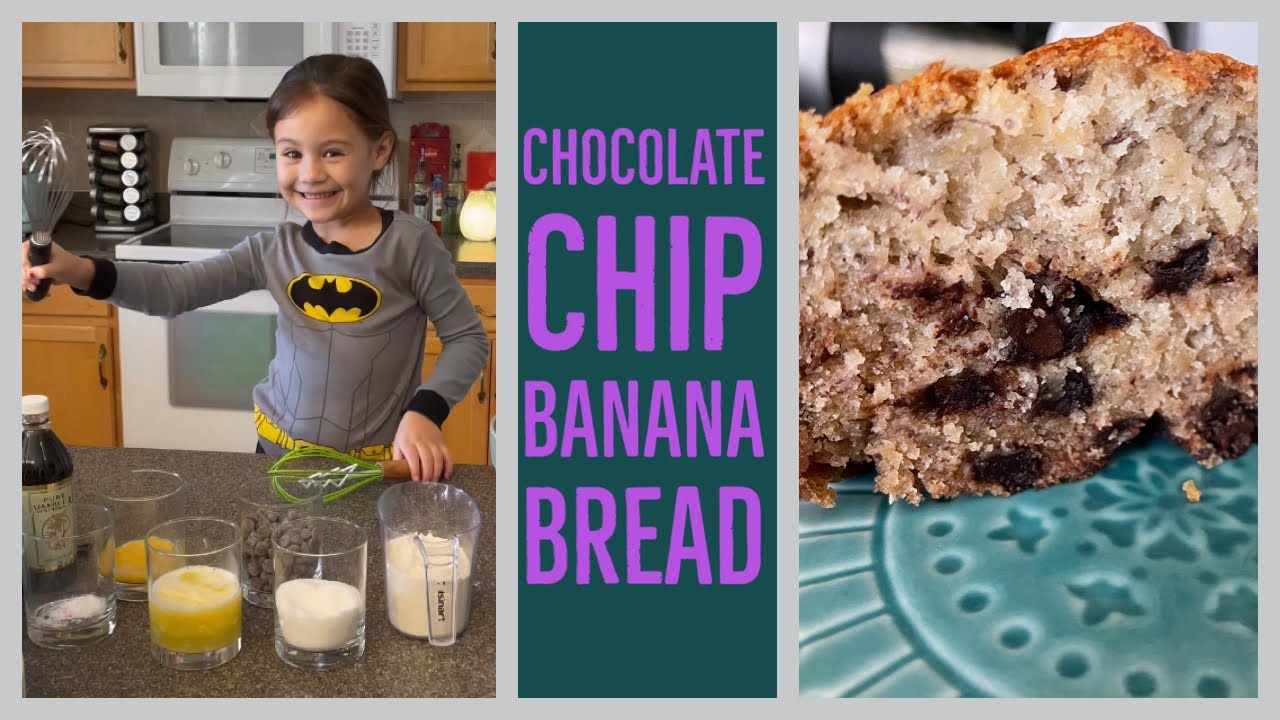 Bake Chocolate Chip Banana Bread with Munchkin World! 🍌🍫🍰🎈 - YouTube