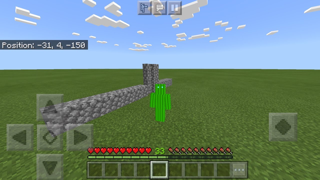Two block cobblestone wall and block neo - YouTube