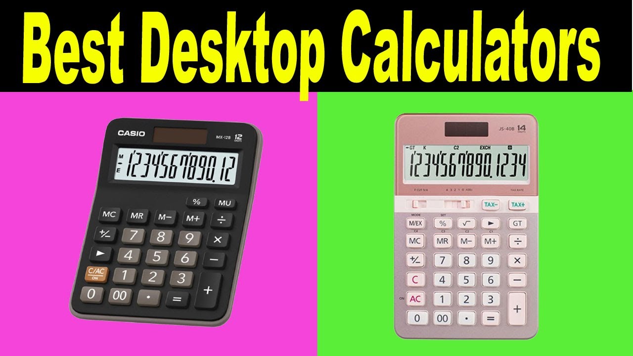 Top 5 Best Desktop Calculators Review 2021 - YouTube